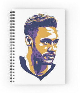 craft maniacs FOOTBALLER DIARY A5 Diary RULED 120 Pages Price in India ...