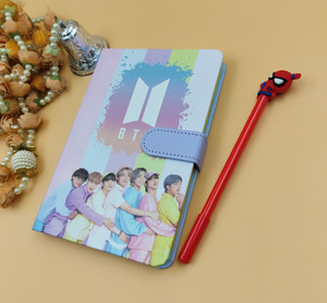 Paper Bear BTS A4 Diary ruled 160 Pages Price in India - Buy Paper Bear ...