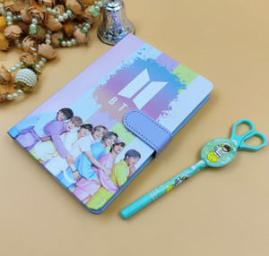 Paper Bear BTS A4 Diary ruled 160 Pages Price in India - Buy Paper Bear ...