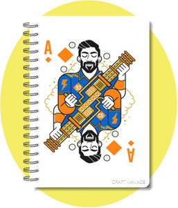 craft maniacs CRICKET 2024 NOTEBOOK COLLECTION A5 Diary RULED 160 Pages ...