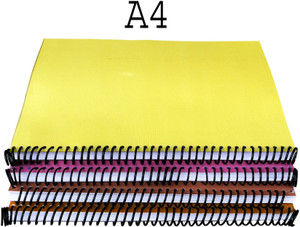 Red Flamingo A4 Size Spiral Binding A4 Notebook Unruled 1000 Pages ...