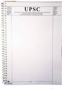 scruton upsc A4 Notebook Spiral Mains Answer Writing exam practice ...