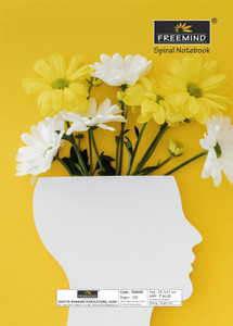 FREEMIND Spiral notebook Regular Notebook Single Line 100 Pages Price ...