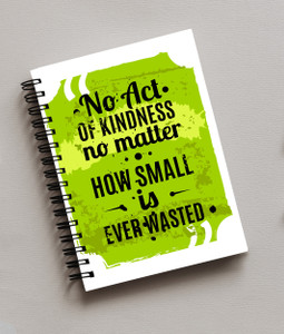 PRINTHUBS Motivational Quotes Notebook For School College office ...