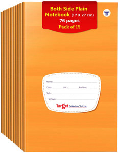 Target Publications Both Sides Blank Small Notebooks | Plain Copy ...