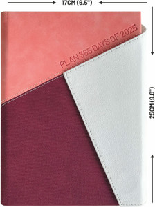 ANUPAM Slant 2025 Diary with Dates Daily Planner with Monthly Calendar ...