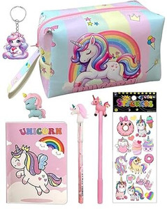 Le Delite Unicorn multi utility storage stationary pouch with cute mini ...
