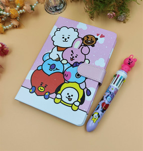 Paper Bear BTS A4 Diary ruled 160 Pages Price in India - Buy Paper Bear ...
