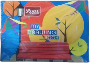 ROYAL Drawing Book 30 X 20 cm size Regular Notebook Plain 20 Pages ...