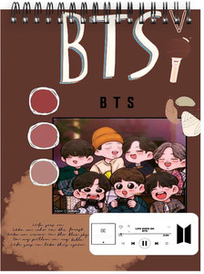 GUNGUN Bts Army A4 Notebook Unrulled 160 Pages Price in India - Buy ...