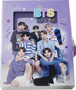 AKANAR BTS BT21 K POP ARMY Secret Lock N Key Diary Kids (Size 16.5*13*3 ...