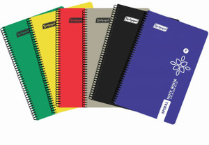 NEELGAGAN Spiral Note Book No.67 Five In One Colored Page 20 Sheet Each ...