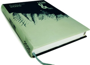 Pixel Black A5 Diary Ruled (37) with Planner for Year 2025 208 Pages ...