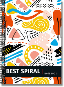 Best Spiral 200 Pages Single Line Spiral Notebook A4 Notebook Ruled 200 ...