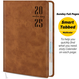 Abstract Collection B5 Monthly Planner diary 2024 with 1 Date per page ...