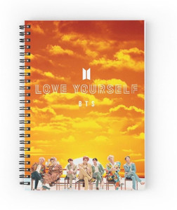 craft maniacs BTS 2023 DIARY A5 Notebook RULED 120 Pages Price in India ...