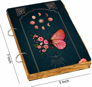 DI-KRAFT Designer UV print wooden diary with vintage paper 5*7 inches ...