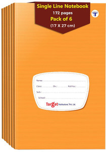 Target Publications Single Line Small Notebooks |Writing Copy Book ...