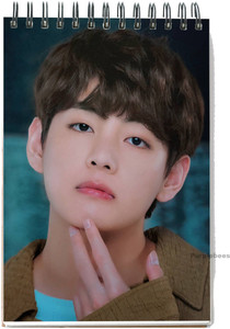 PurpleBees BTS TAE V notepad for school, collage for bts army fan (A-43 ...