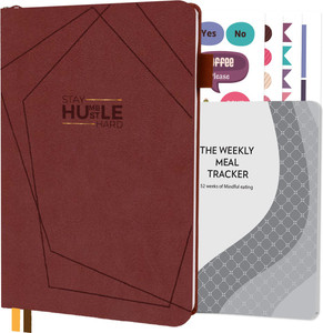 Doodle Productivity Yearly Planner - Hustle Hard A5 Planner/Organizer ...