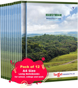 Target Publications Long Notebooks | Mawsynram - India Series | 164 ...