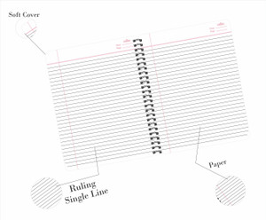 FREEMIND Spiral notebook Regular Notebook Single Line 300 Pages Price ...