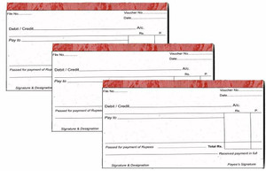 CRAFTWAFT Voucher Pad / Book for School, College, Institution, Tuition ...