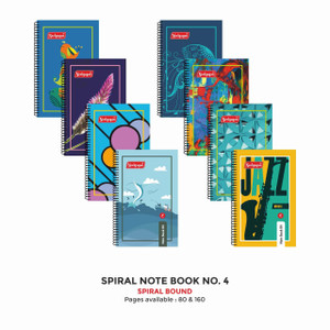 NEELGAGAN Spiral Note Book No. 4, Suitable For Writing Note book P-20 ...