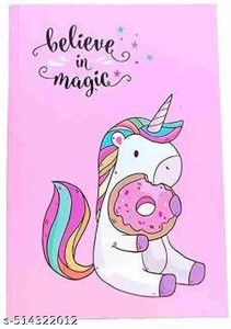 Cursive Unicorn diary for girls kids/school stationery scrapbook Mini ...