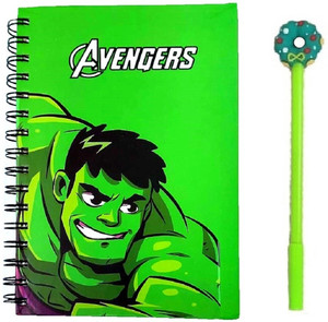 AuM Hulk Notebook/Diary with Pen Return/ Birthday Gift for Kids Regular ...