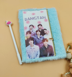 Paper Bear BTS A4 Diary ruled 70 Pages Price in India - Buy Paper Bear ...