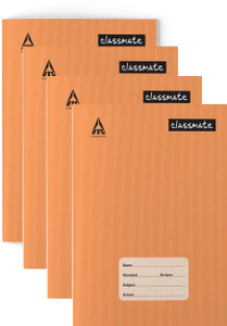 Classmate Brown Cover Regular Notebook Single-line(Ruled) 172 Pages ...