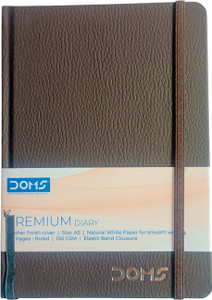 DOMS Premium diary A5 Diary ruled 192 Pages Price in India - Buy DOMS ...