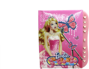 neoinsta shopping Barbie lock book Book-size Diary Unruled 50 Pages ...