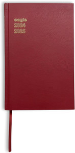 EAGLE Popular Financial Diary PPX Red Book-size Diary Ruled 352 Pages ...