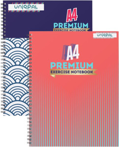 UNIQPAL NOTEBOOK A4 Notebook UNRULED / PLAIN 200 Pages Price in India ...