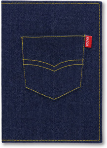 NAVNEET Youva | Jeans - Denim Fabric Cover Notebook for Student A5 ...
