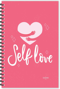 SADAFAL Self Love (Ruled - A5 Size - 8.5 x 5.5 inches) A5 Diary Ruled ...