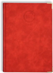 matrikas Signature A5 - Red, 2024 Dated, Page Size(148 X 207mm) Regular ...