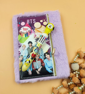 Paper Bear BTS A4 Diary ruled 70 Pages Price in India - Buy Paper Bear ...