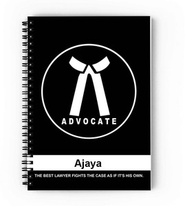 epheriwala Advocate Ajaya / Notebook for Advocates and Lawyers A5 Diary ...