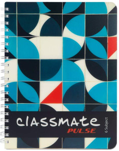Classmate Pulse 6 Subject Spiral Notebook | 20.3 X 26.7 Cm | Regular ...