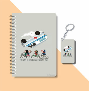 craft maniacs STRANGER THINGS A5 Diary RULED 160 Pages Price in India ...