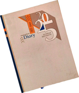 Excel Executive Style Month Cut Diary with Sunday Separate full Page ...