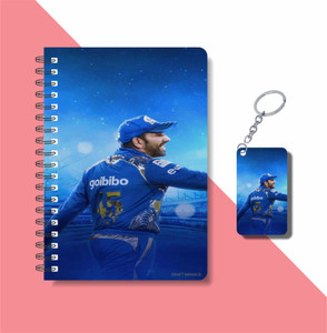 craft maniacs INDIAN CRICKET TEAM 2024 NOTEBOOK COLLECTION A5 Notebook ...