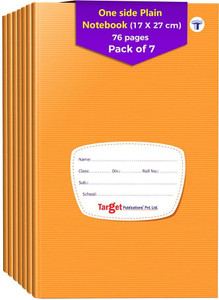 Target Publications Single Line Interleaf Notebooks | 76 Pages | Soft ...