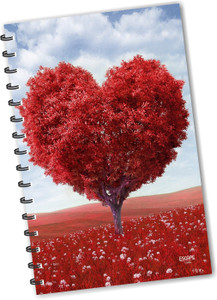 SADAFAL Love Heart Tree Forest Diary A5 Diary Ruled 160 Pages Price in ...