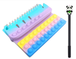 TECHNOCHITRA Popit Spiral Diary with fixed Pouch A5 Gift Set Single 80 ...