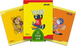 VIJETA Excercise Notebook Four Line 160 Pages Assorted Notebook Four ...