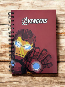 APNISTATIONERY Marvel Avengers Ironman Spiral A5 Diary A5 Diary 100 ...